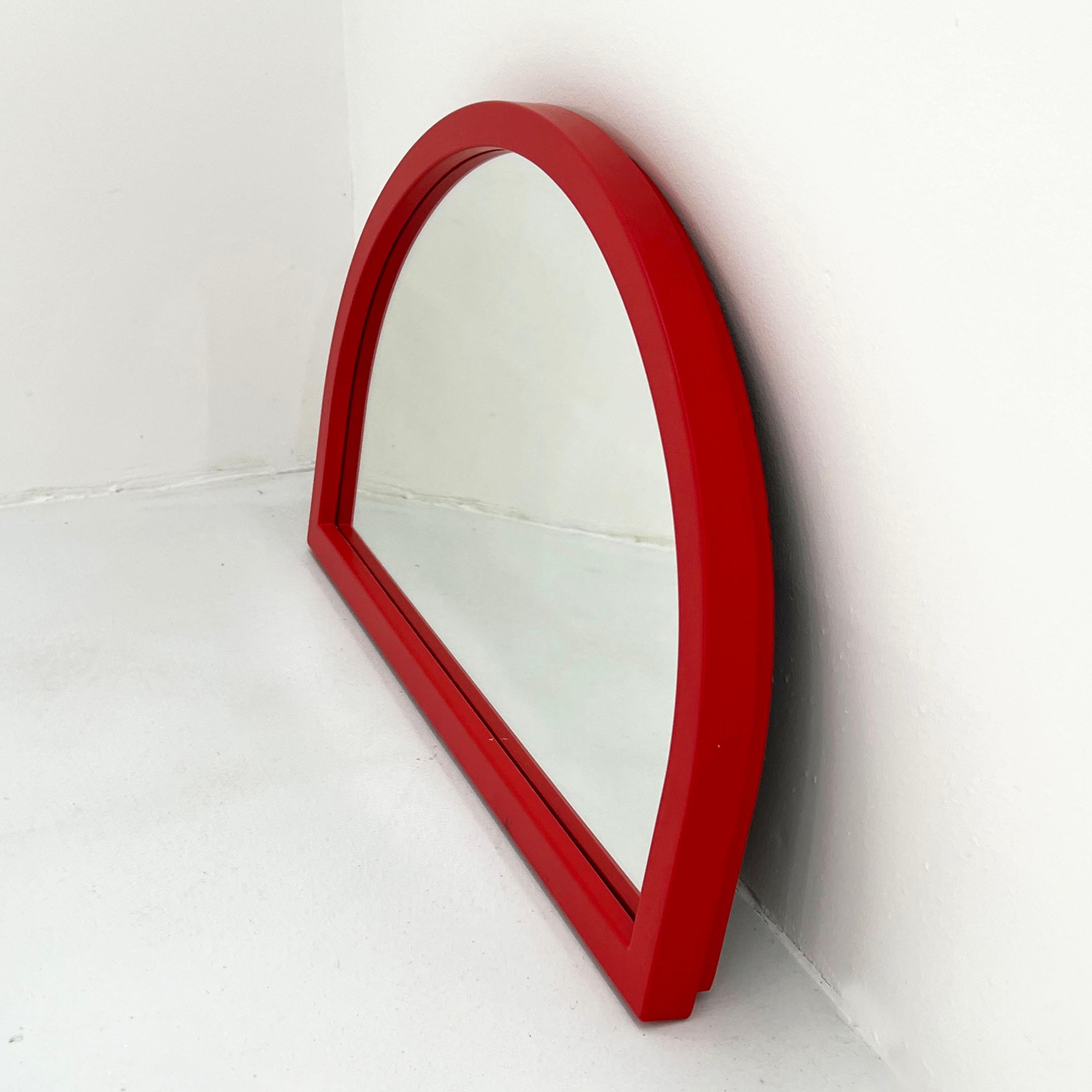 Red Frame Mirror by Anna Castelli Ferrieri for Kartell, 1980s For Sale ...