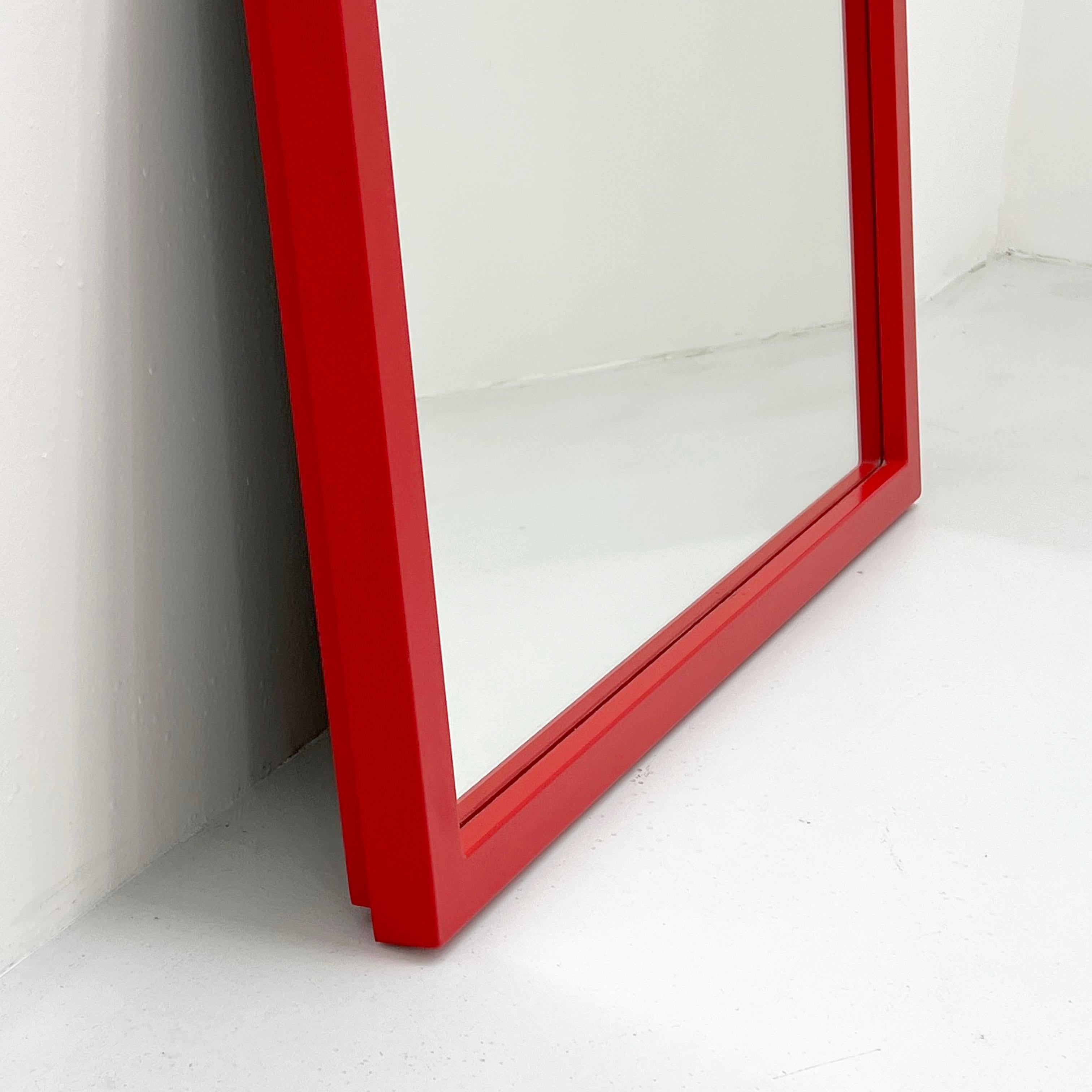 Red Frame Mirror Model 4720 by Anna Castelli Ferrieri for Kartell ...