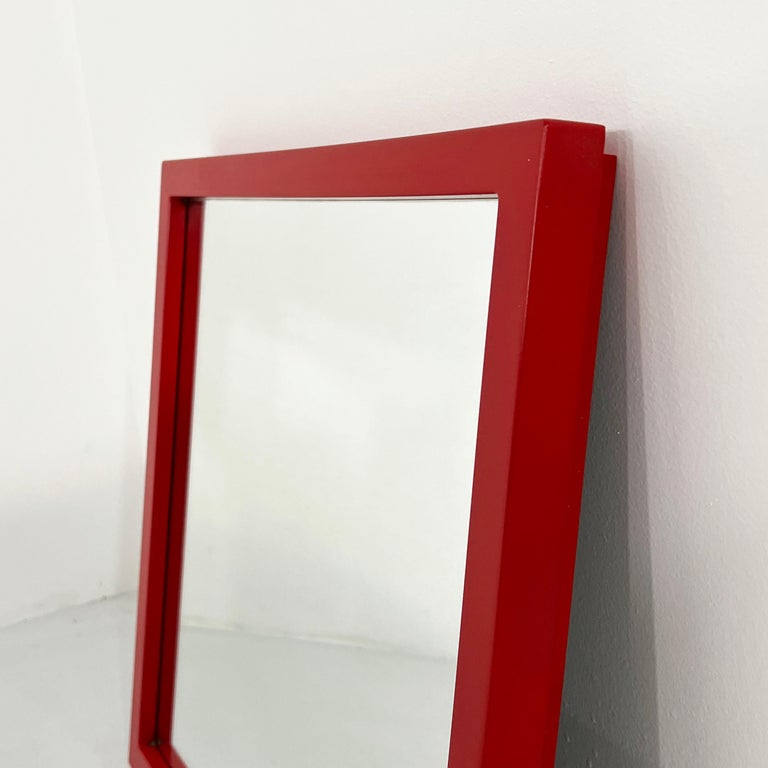 Red Frame Mirror Model 4727 by Anna Castelli Ferrieri for Kartell ...