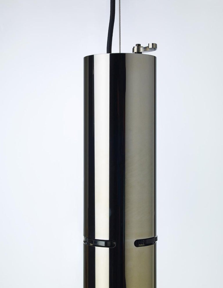 Red / Gold Blown Crystal Glass Pendant, Phenomena by Dechem Studio for ...