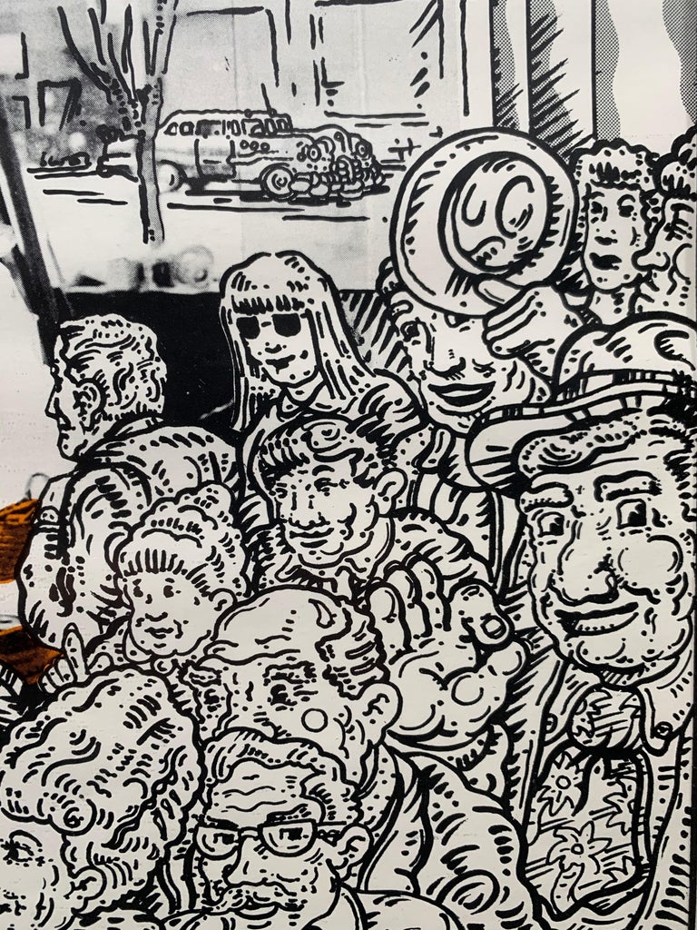 Red Grooms - Creative Time Inc. Red Grooms exhibition poster For Sale ...