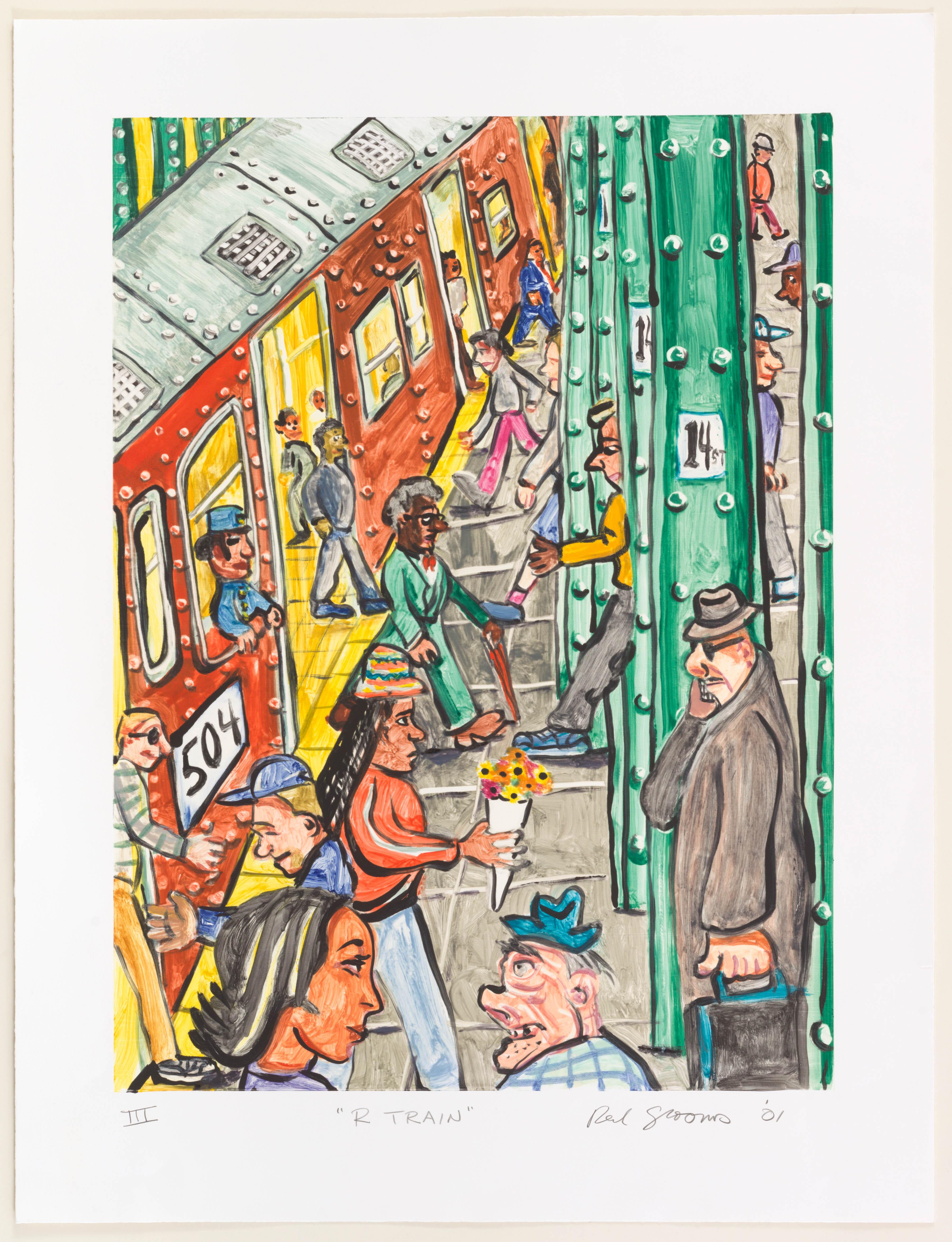 Red Grooms Art - 115 For Sale at 1stDibs | red grooms art for sale, red ...