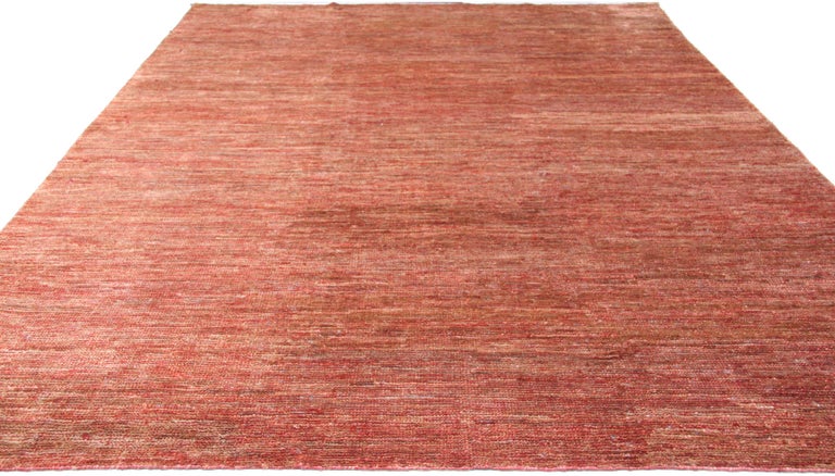 Red Jute Area Rug For Sale at 1stDibs