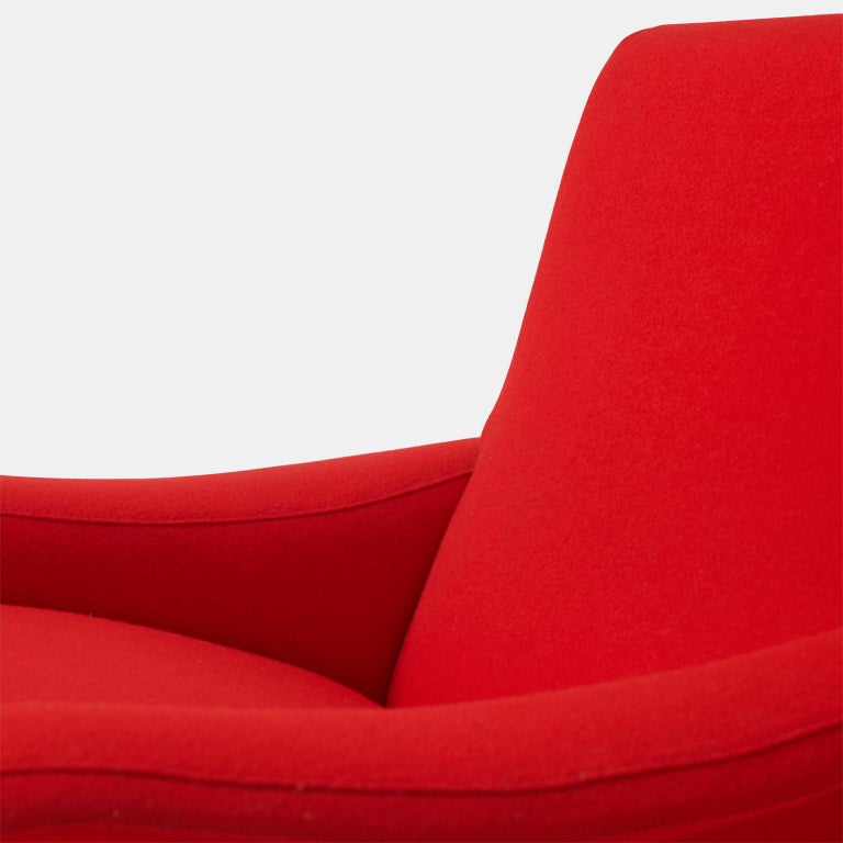 Red Lady Chair by Marco Zanuso at 1stDibs