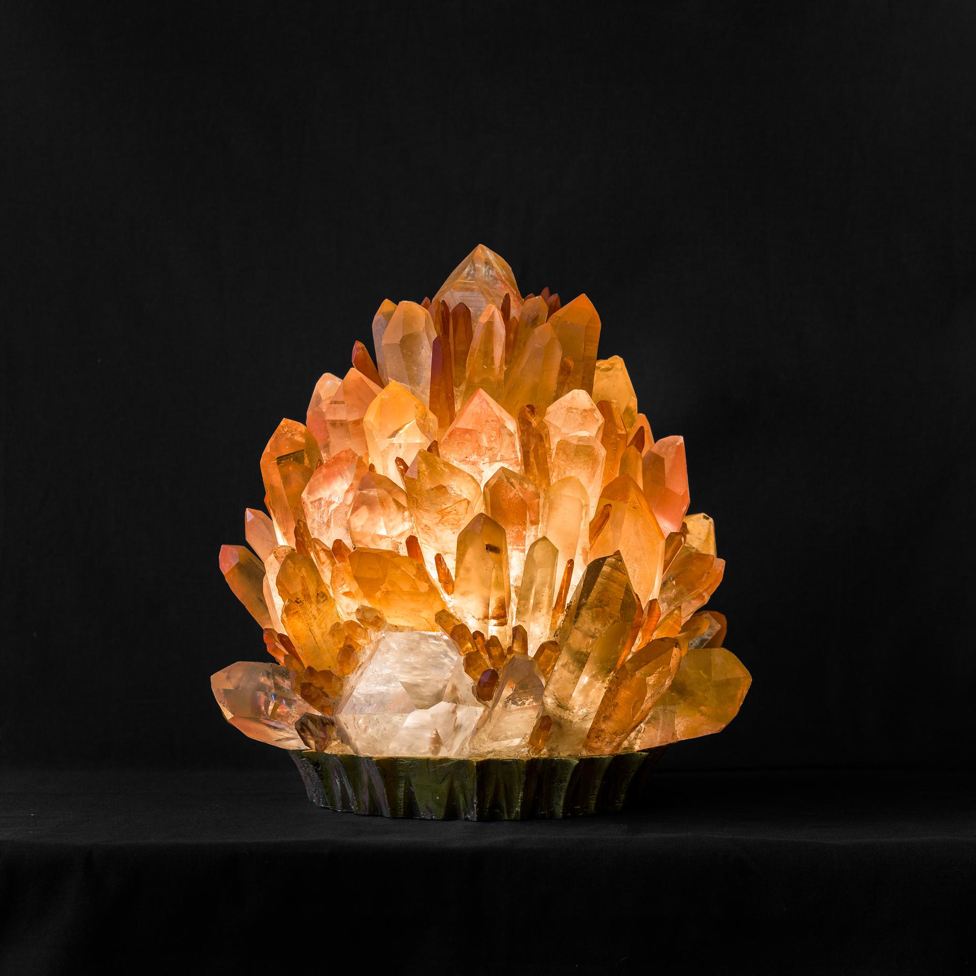 Red Lava Table Lamp by Demian Quincke For Sale at 1stDibs