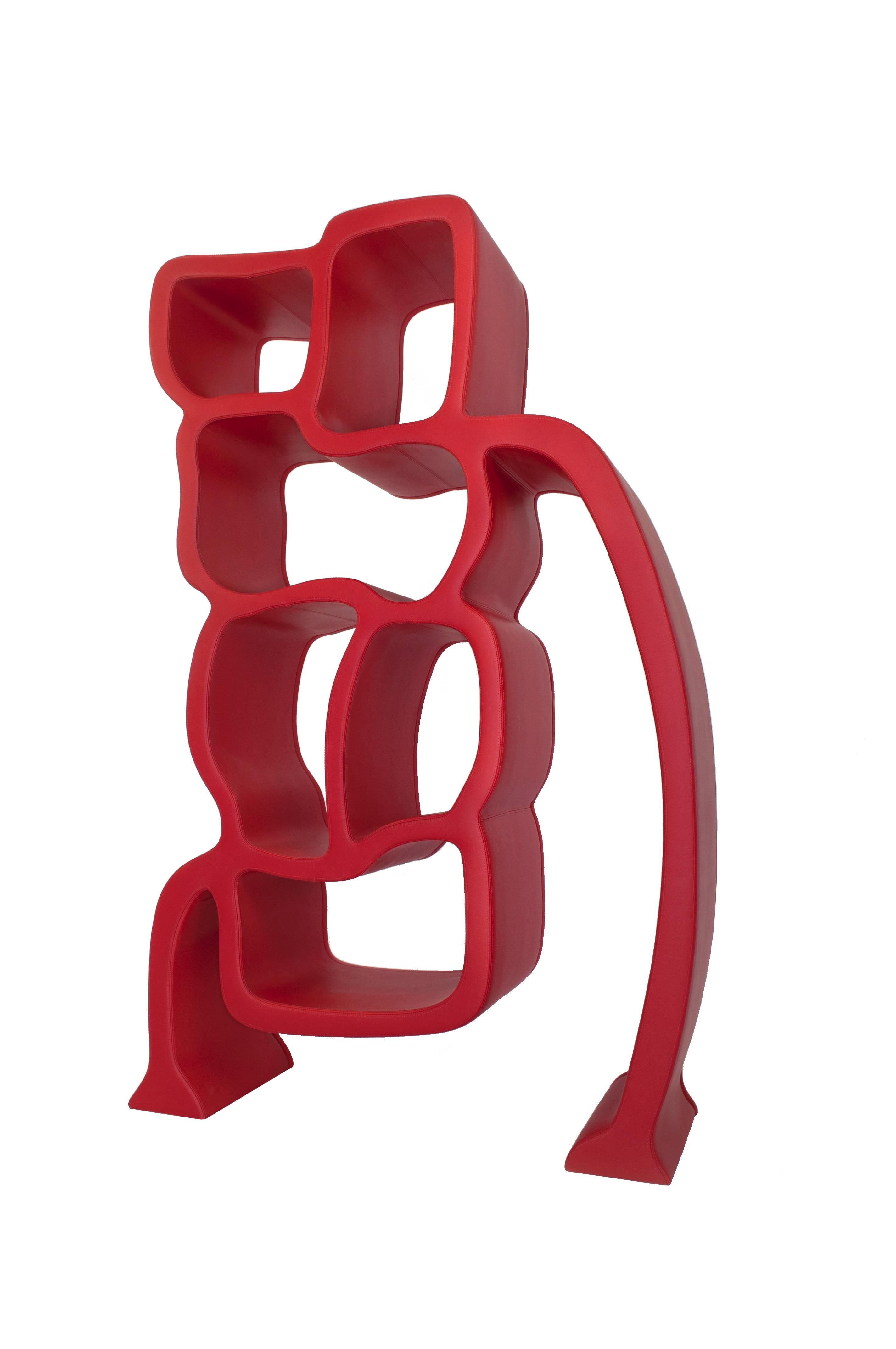 'Red Lobster' Leather Library, Werner Neumann For Sale at 1stDibs ...