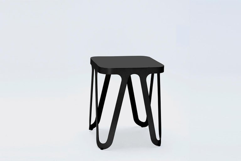 Red Loop Stool by Sebastian Scherer For Sale at 1stDibs