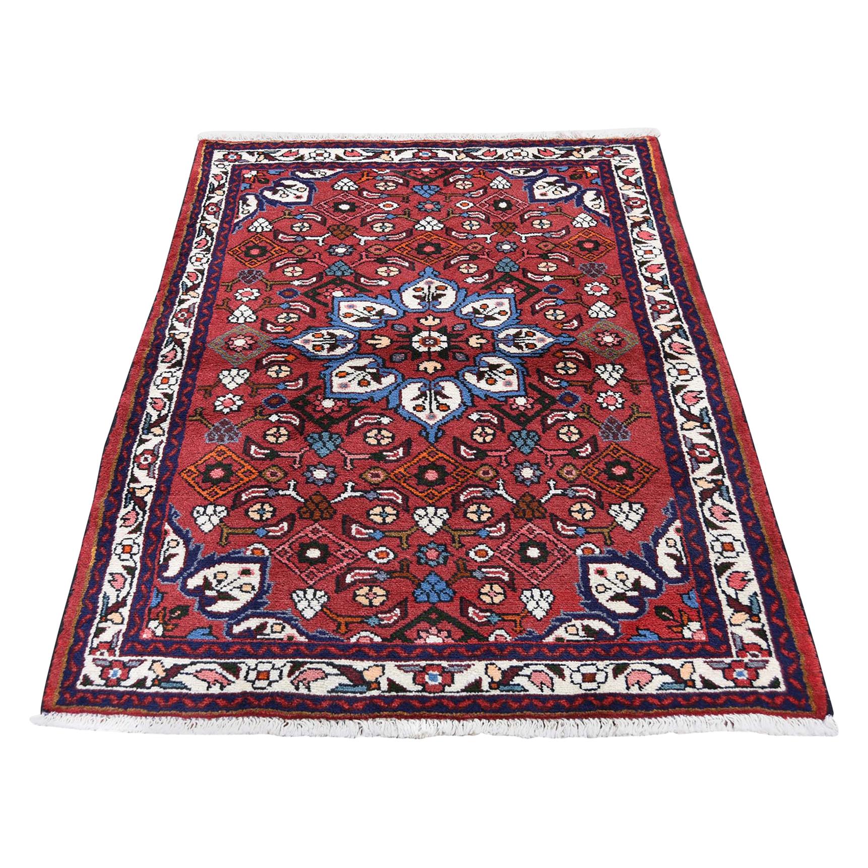 Himba Hand-Knotted Dyed Wool Rug in Red Amber For Sale at 1stDibs