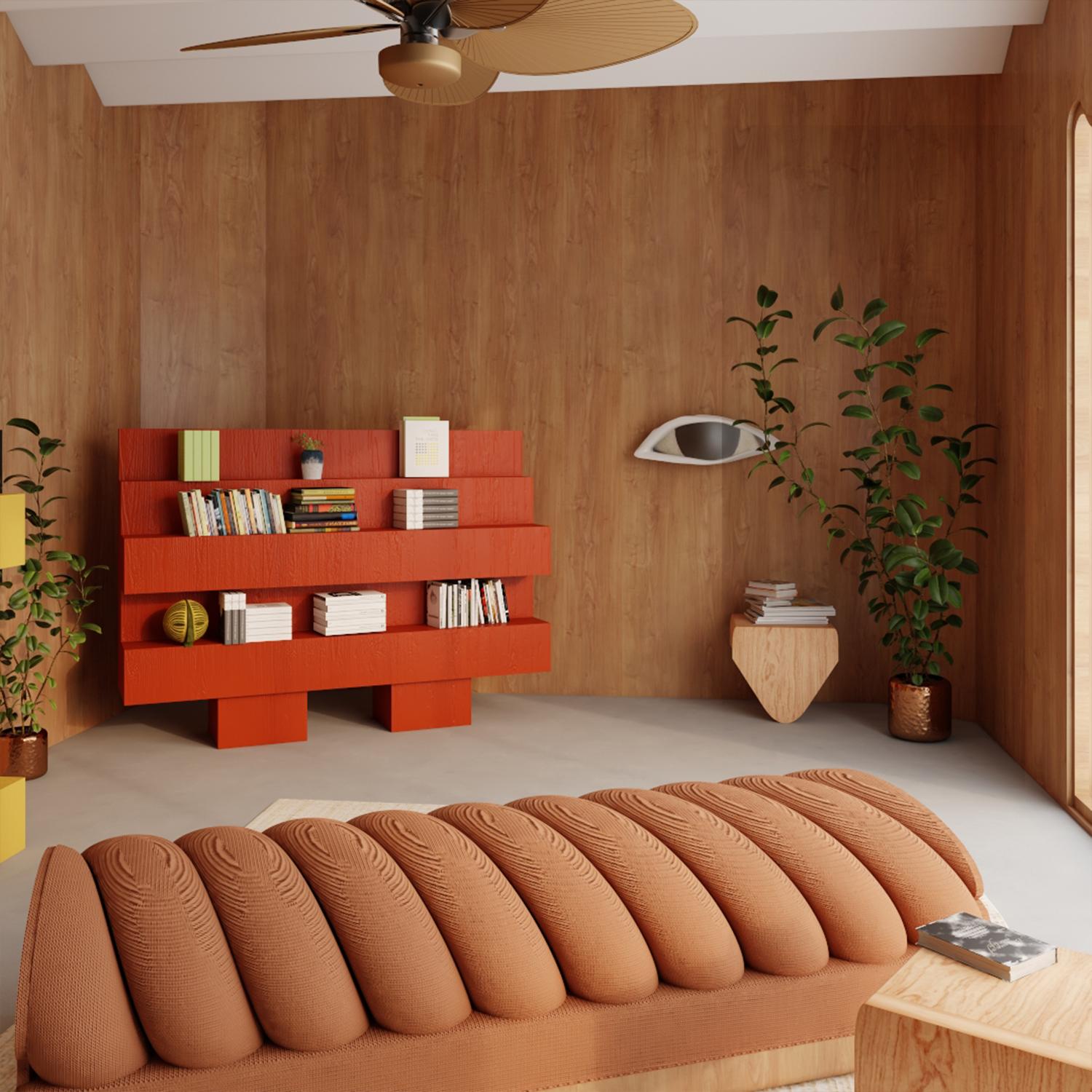 Red Oak Library by Rejo Studio at 1stDibs