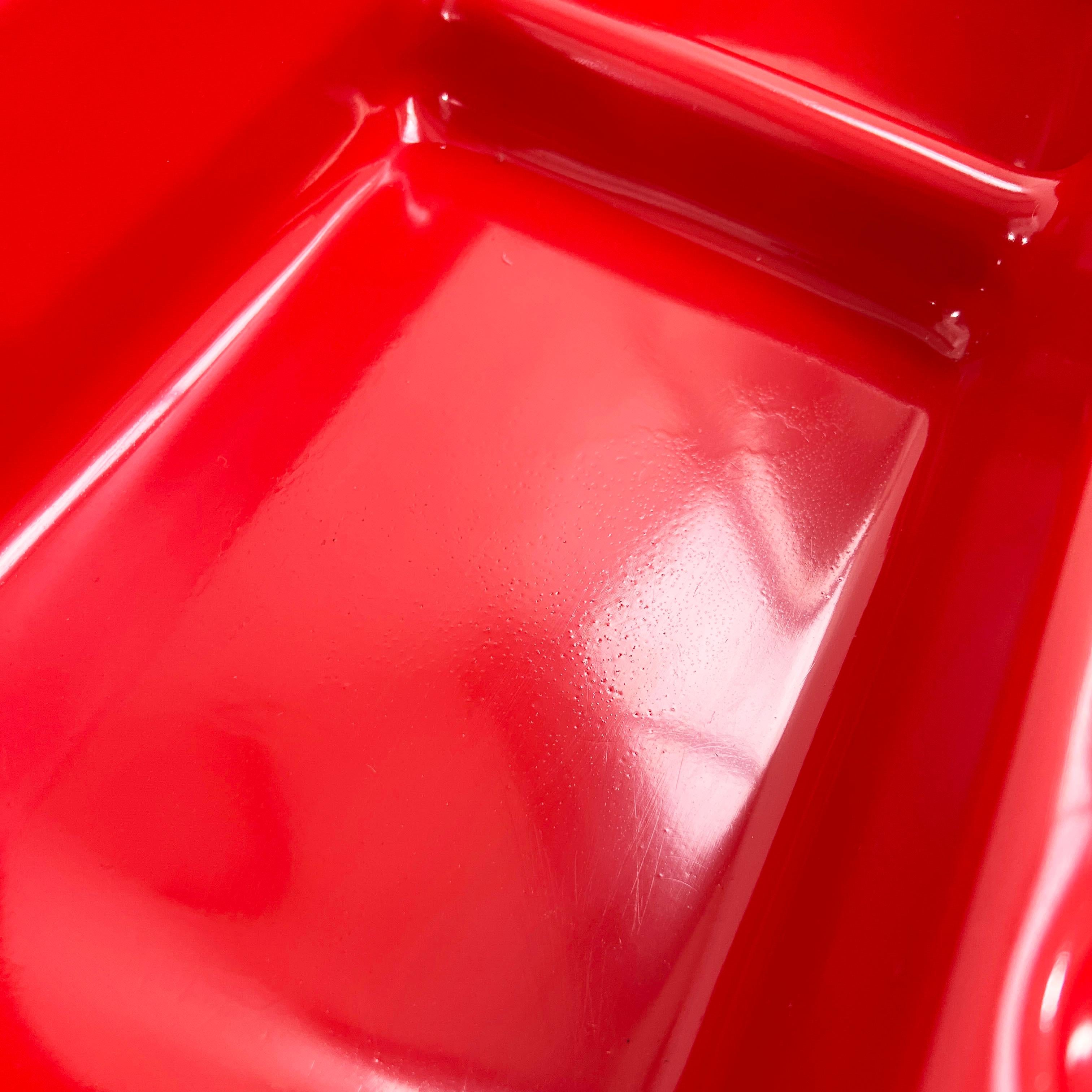 Red Orix Desk by Vittorio Parigi and Nani Prina for Molteni, 1970s at ...