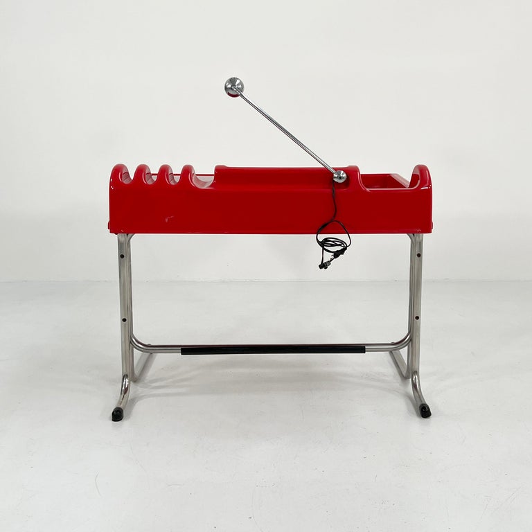 Red Orix Desk by Vittorio Parigi and Nani Prina for Molteni, 1970s at ...