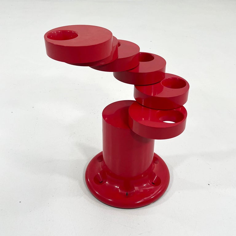 Red Pluvium Umbrella Stand by Giancarlo Piretti for Anonima Castelli ...