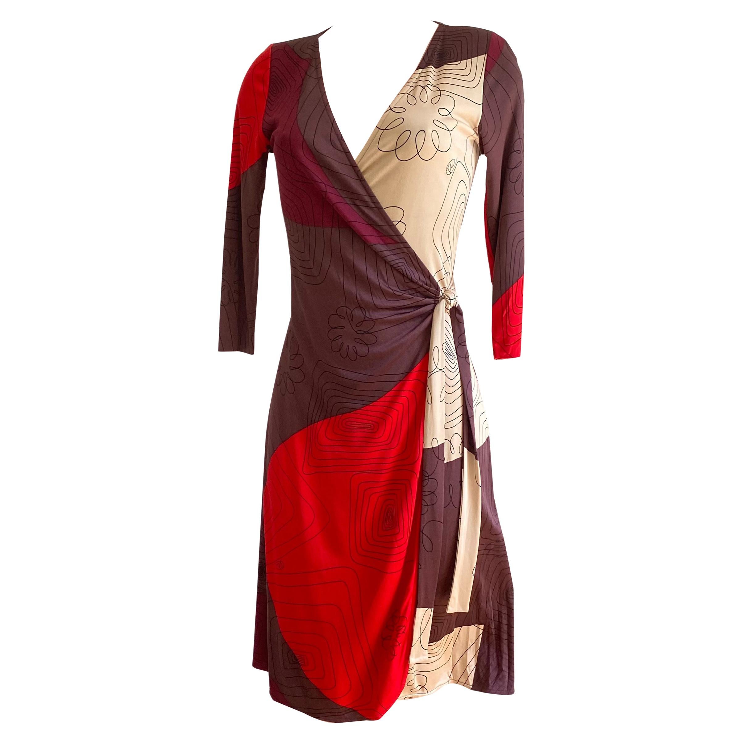 Flora Kung Double Layer Red and Black Silk Chiffon and Crepe de Chine ...