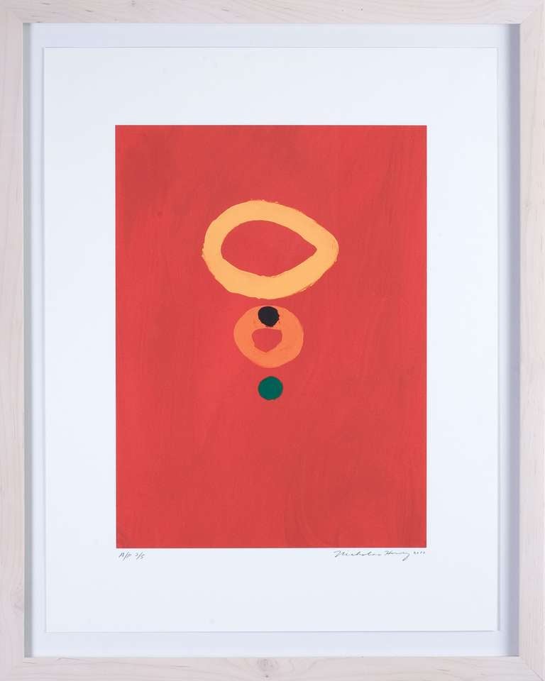 "Red Re-Read Series, " Three Inkjet and Silkscreen Prints by Nicholas ...