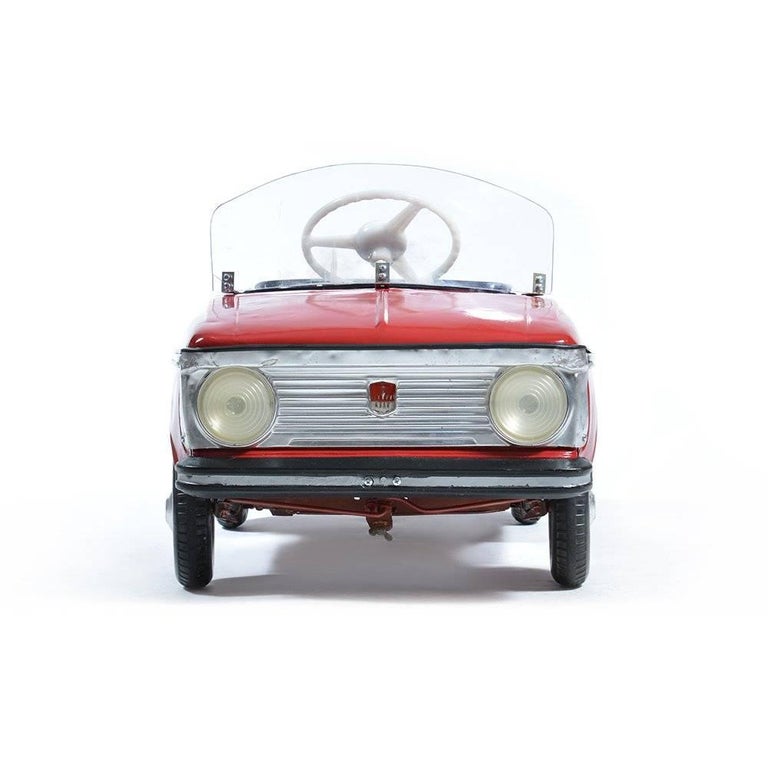 Red Soviet Child Pedal Moskvich Car/AZLK, Russia 1978 For Sale at 1stDibs