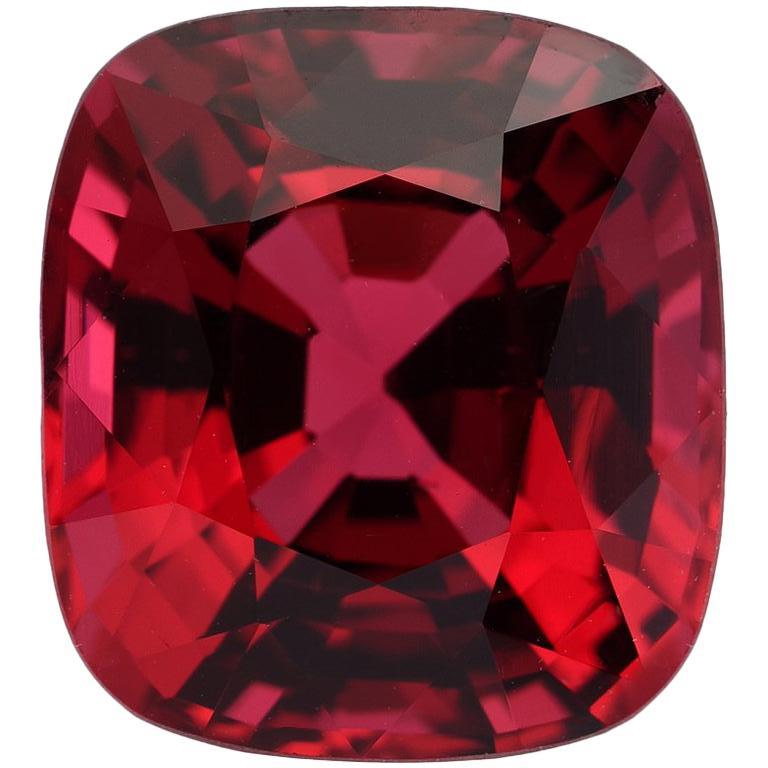 Burma Red Spinel Ring Gem 5.05 Carat at 1stDibs | burmese red spinel