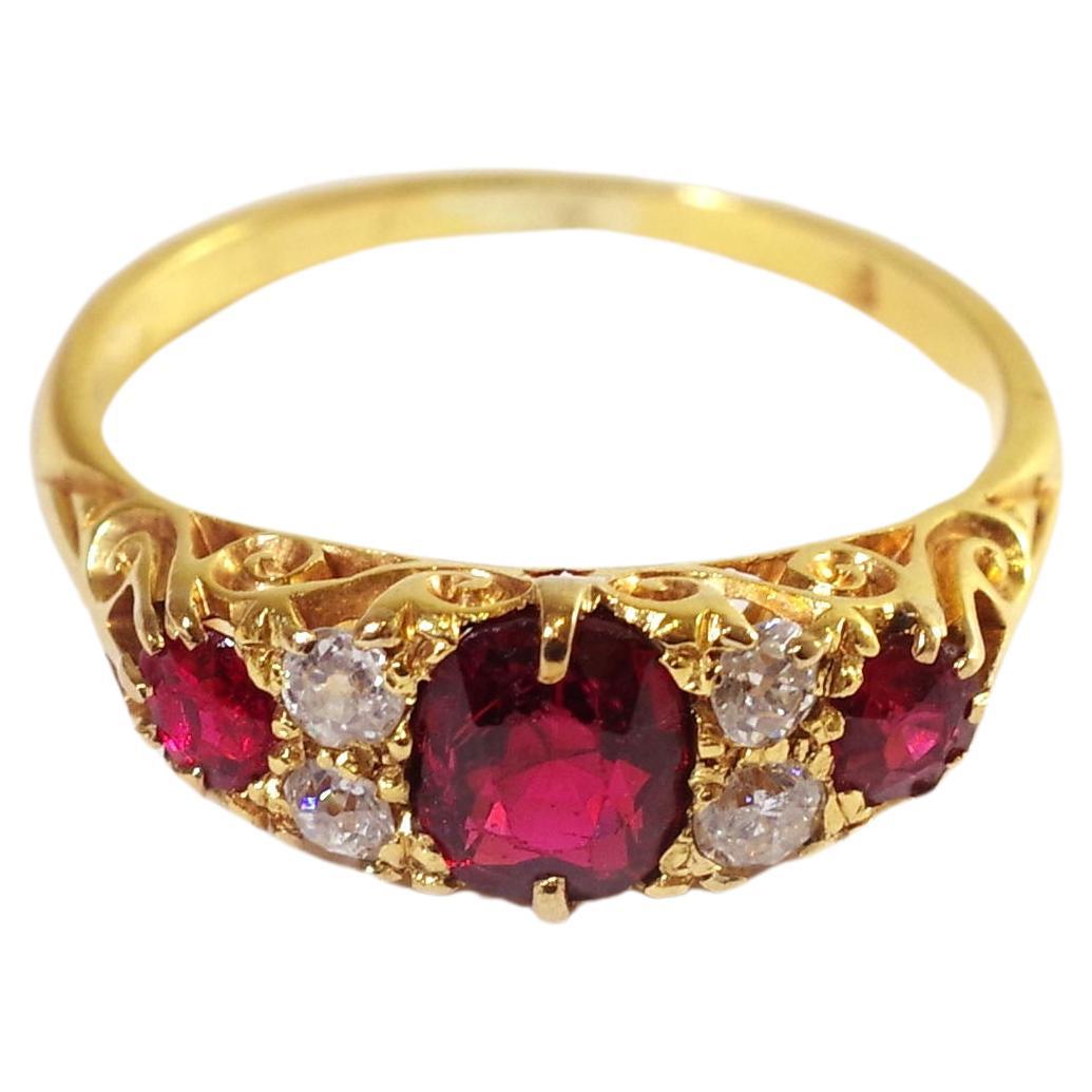 Antique Spinel Rings - 659 For Sale at 1stDibs | pink spinel ring, red ...