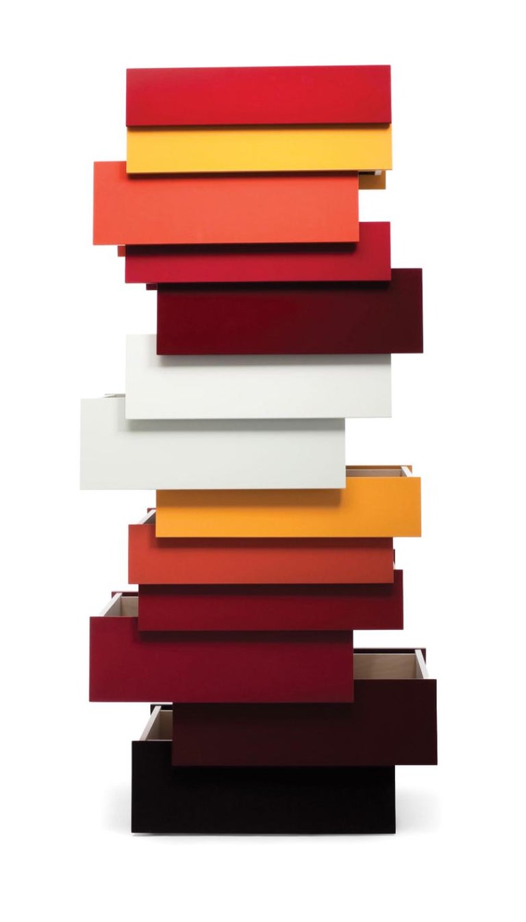 Red Stack Cabinet by Shay Alkalay and Raw Edges, Established and Sons ...