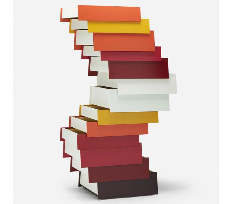 Red Stack Cabinet by Shay Alkalay and Raw Edges, Established and Sons ...