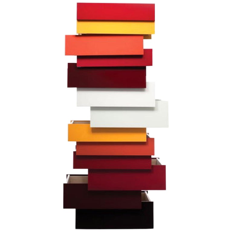Red Stack Cabinet by Shay Alkalay and Raw Edges, Established and Sons ...