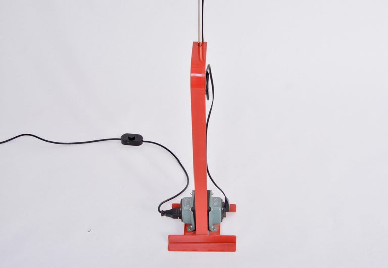 Red Toio Floor Lamp by Achille and Pier Giacomo Castiglioni for Flos ...