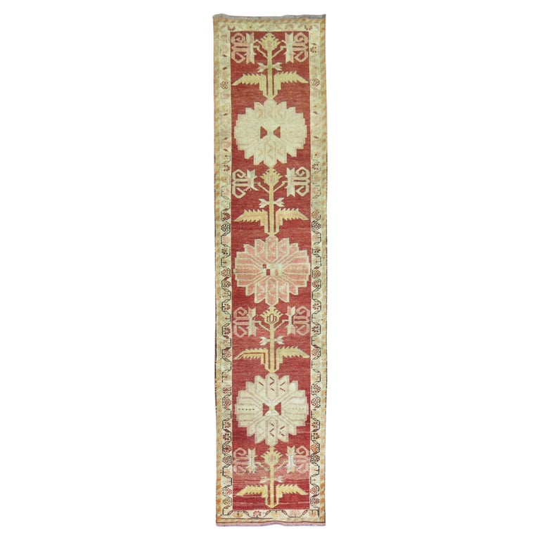 Red Turkish Anatolian Runner For Sale at 1stDibs