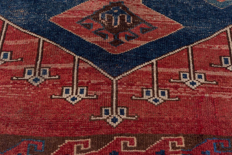 Red Turkish Kars Carpet, circa 1940s For Sale at 1stDibs