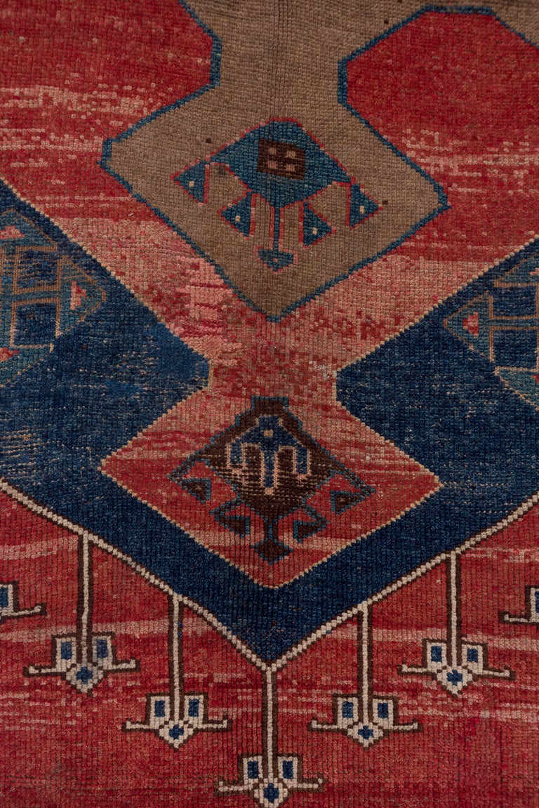 Red Turkish Kars Carpet, circa 1940s For Sale at 1stDibs