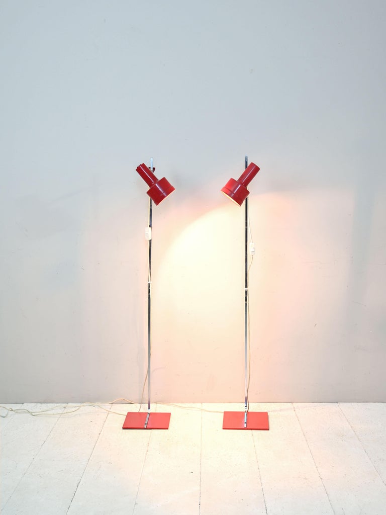 Red Vintage Lamps For Sale at 1stDibs