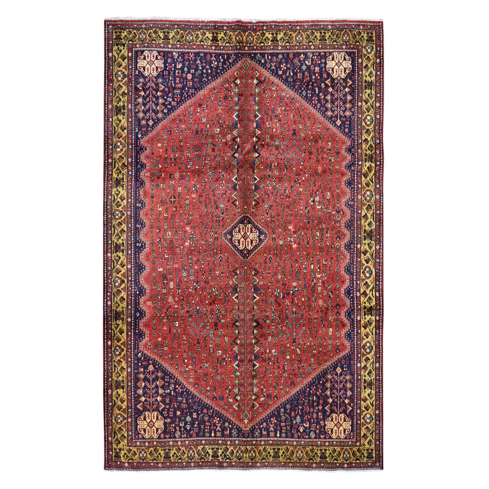 Semi Antique Persian Northeast Exc Condition Pure Wool Wide Runner ...