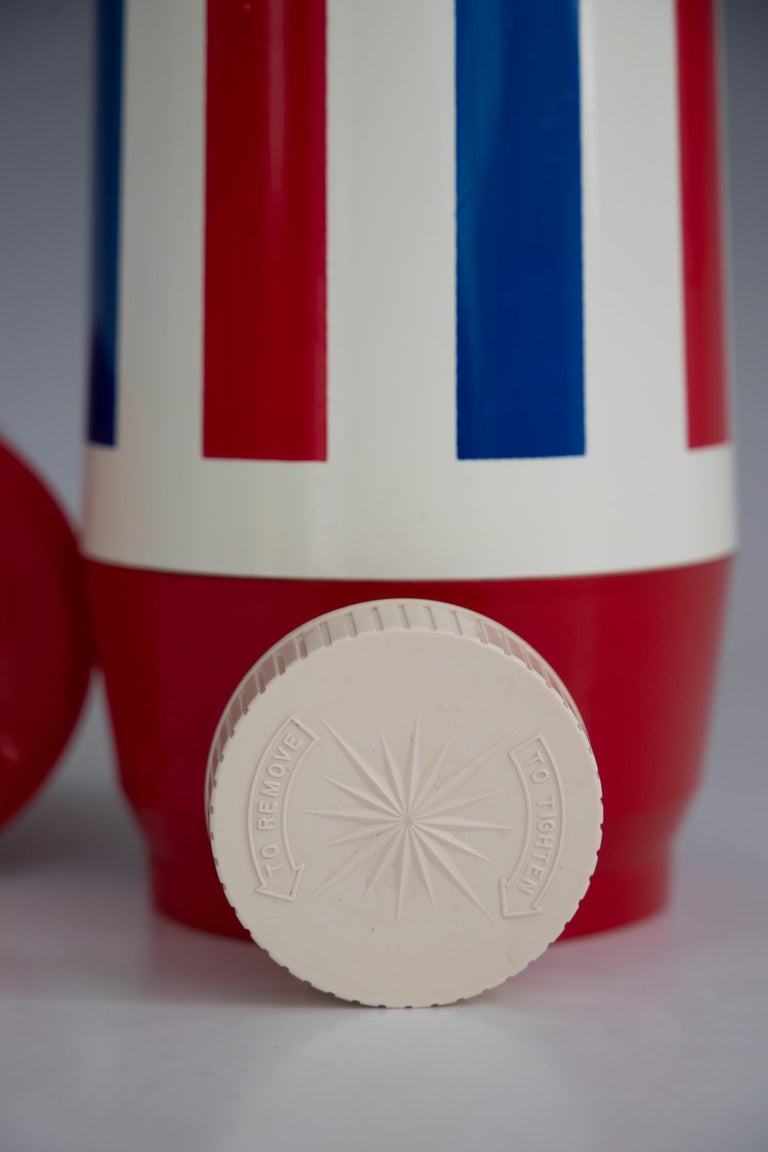 Red White and Blue Rocket Shape Thermo-Serv Thermos For Sale at 1stDibs ...