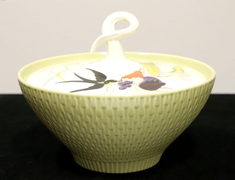 RED WING Mid 20th Century Capistrano Serving Bowl with Lid at 1stDibs