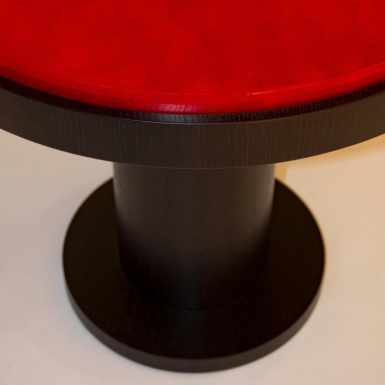 Red Zen Side Table by Tura For Sale at 1stDibs