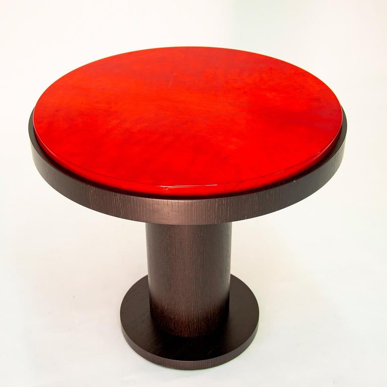 Red Zen Side Table by Tura For Sale at 1stDibs