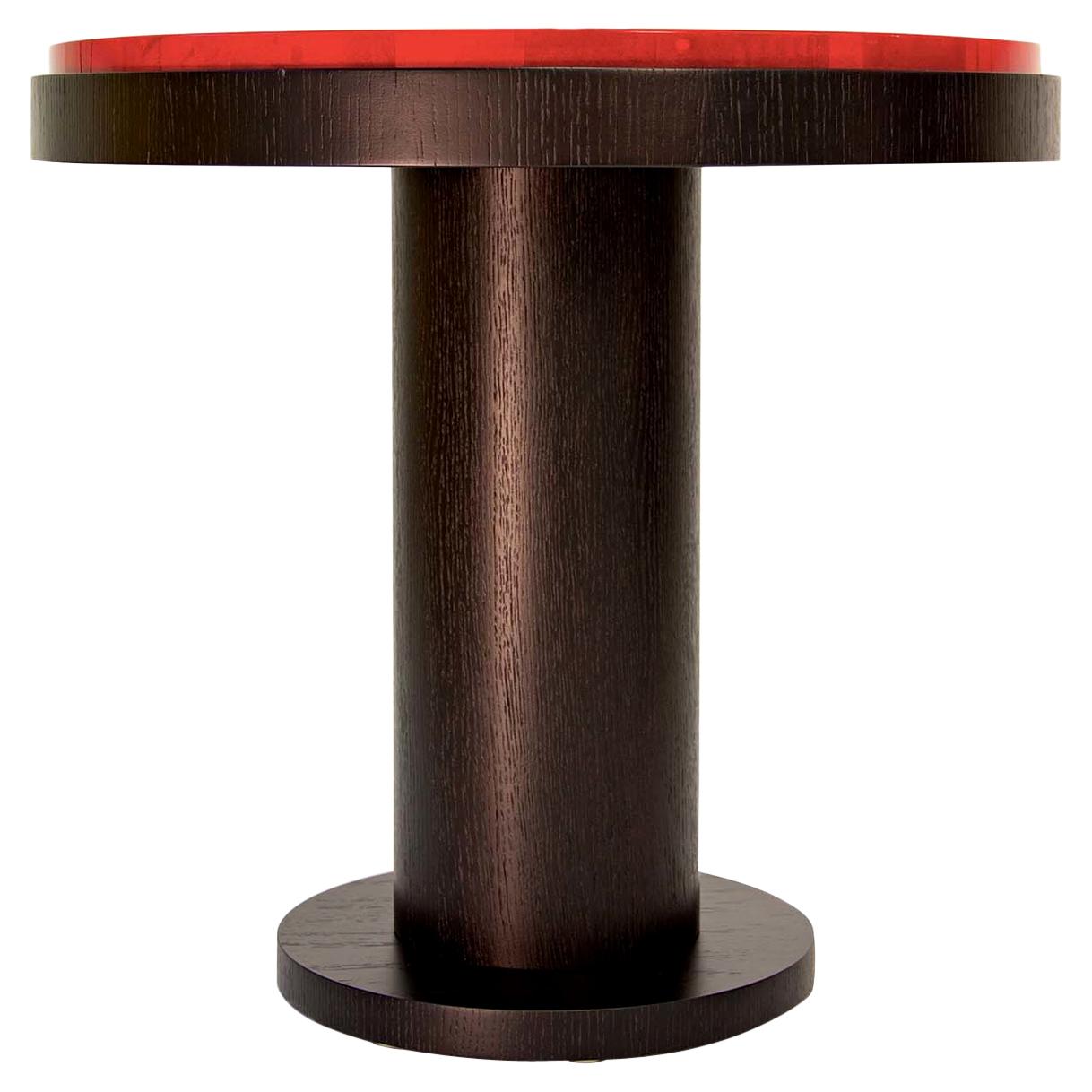 Red Zen Side Table by Tura For Sale at 1stDibs