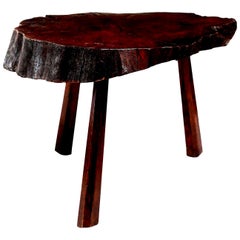 Cypress Tree-Trunk Coffee Table, circa 2000, France at 1stDibs