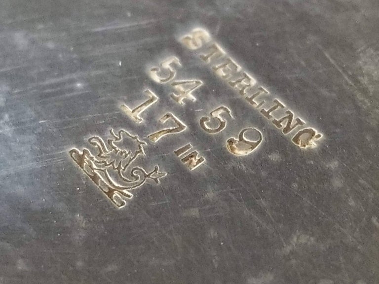 Redlich Antique Sterling Silver Art Nouveau Centrepiece Bowl with Liner ...