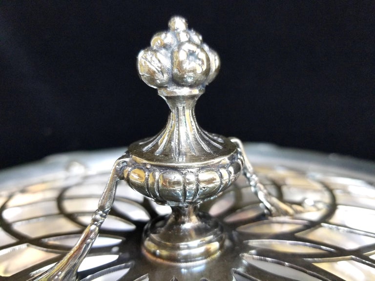 Redlich Antique Sterling Silver Art Nouveau Centrepiece Bowl with Liner ...