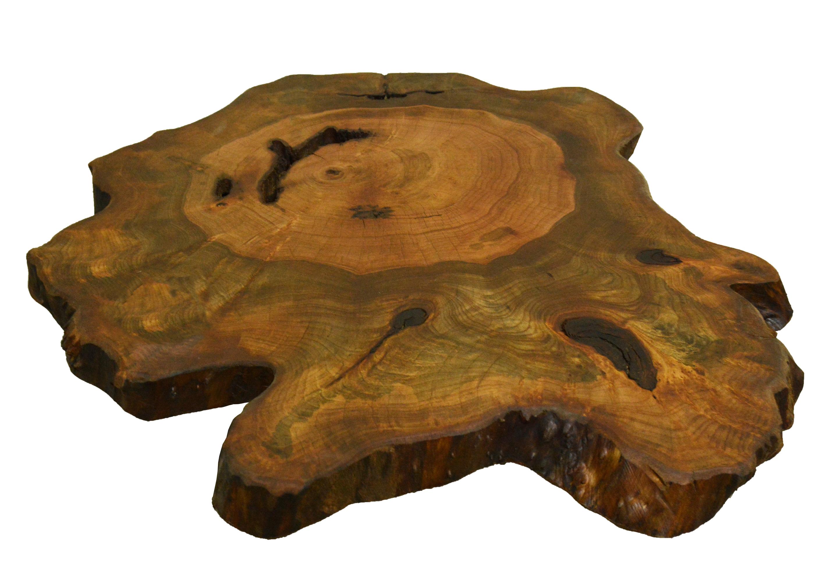 Redwood Tree Live Edge Coffee Table with Hairpin Legs / LECT111 For ...