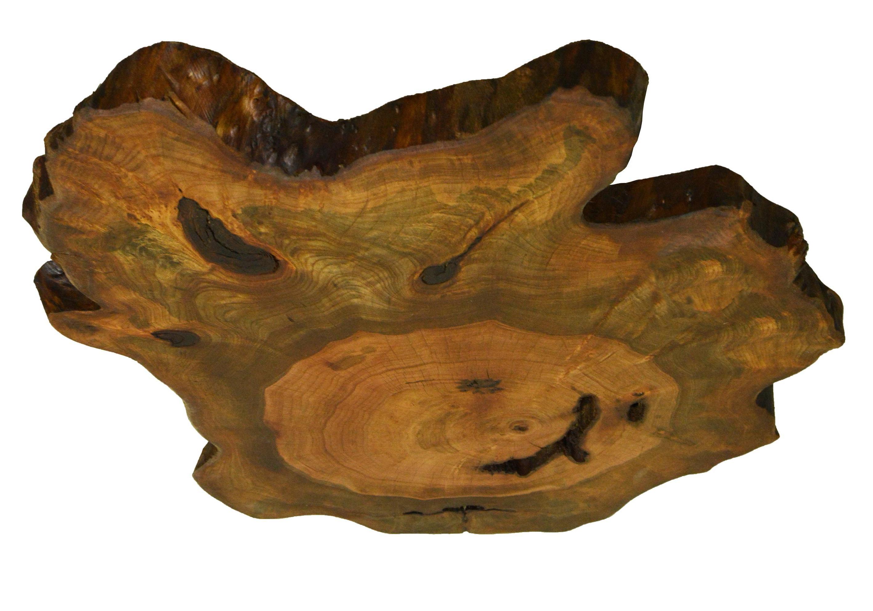 Redwood Tree Live Edge Coffee Table with Hairpin Legs / LECT111 For ...