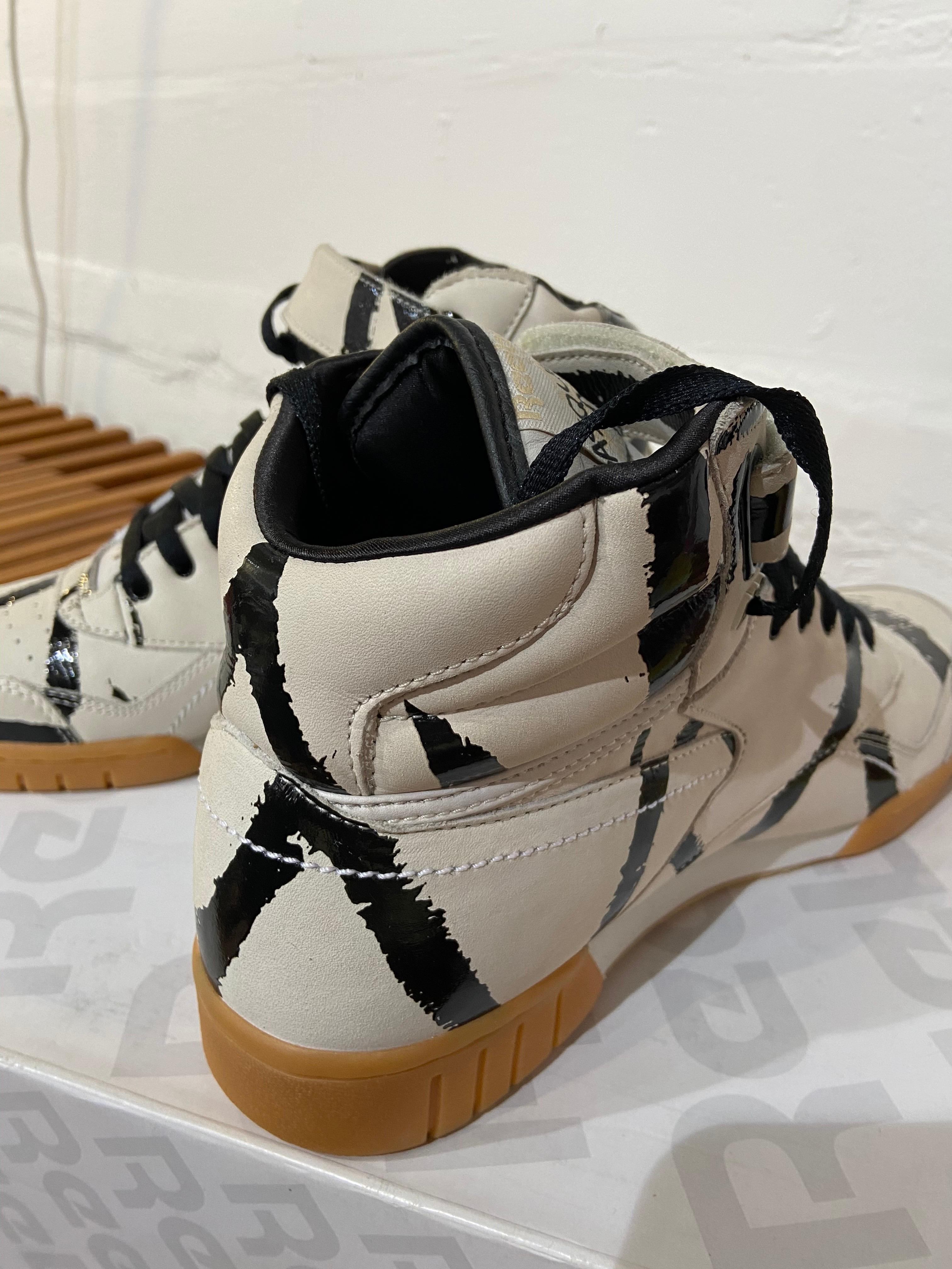 Reebok x Basquiat Sneakers Collection, Black and Beige, 2004 For Sale ...