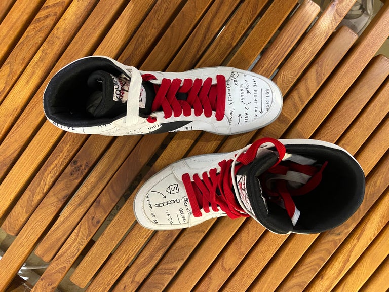 Reebok x Basquiat Sneakers Collection – White and Red, 2012 at 1stDibs
