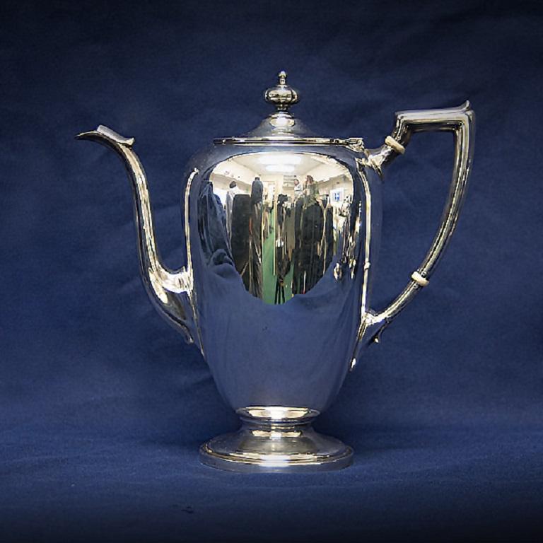 Reed and Barton Antique Pointed 87 Sterling Silver 5 Pc Tea/Coffee Set ...