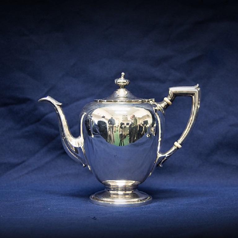 Reed and Barton Antique Pointed 87 Sterling Silver 5 Pc Tea/Coffee Set ...