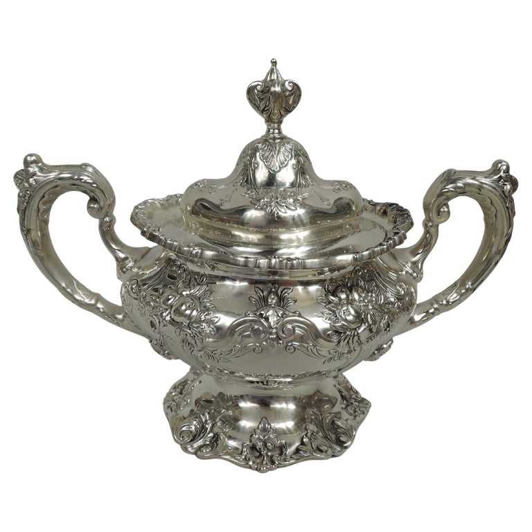 Reed and Barton Francis I Sterling Silver Covered Sugar Bowl For Sale ...