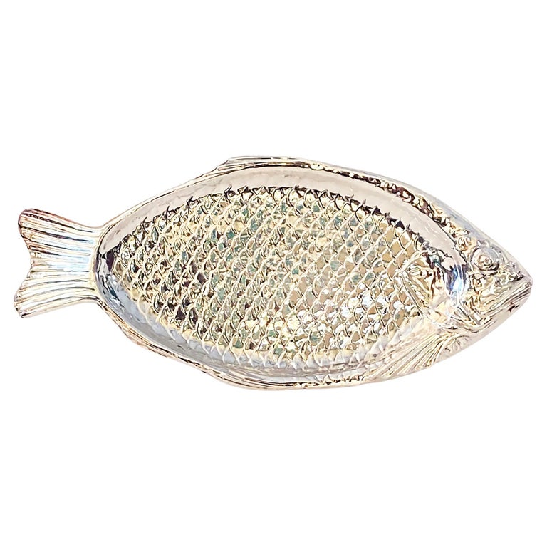 Reed and Barton Large Silver Plate Fish Serving Platter, Late 20th ...