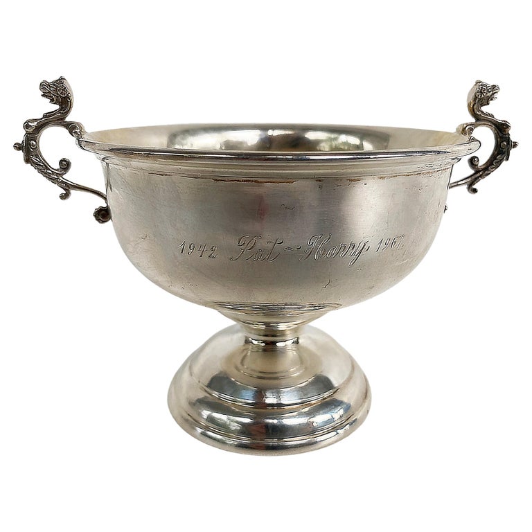 Reed and Barton Sterling Silver Engraved Anniversary Cup Trophy For ...