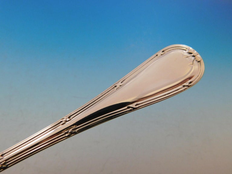 Reed and Ribbon by Carrs Sterling Silver Flatware Set 12 Service 67 Pcs ...