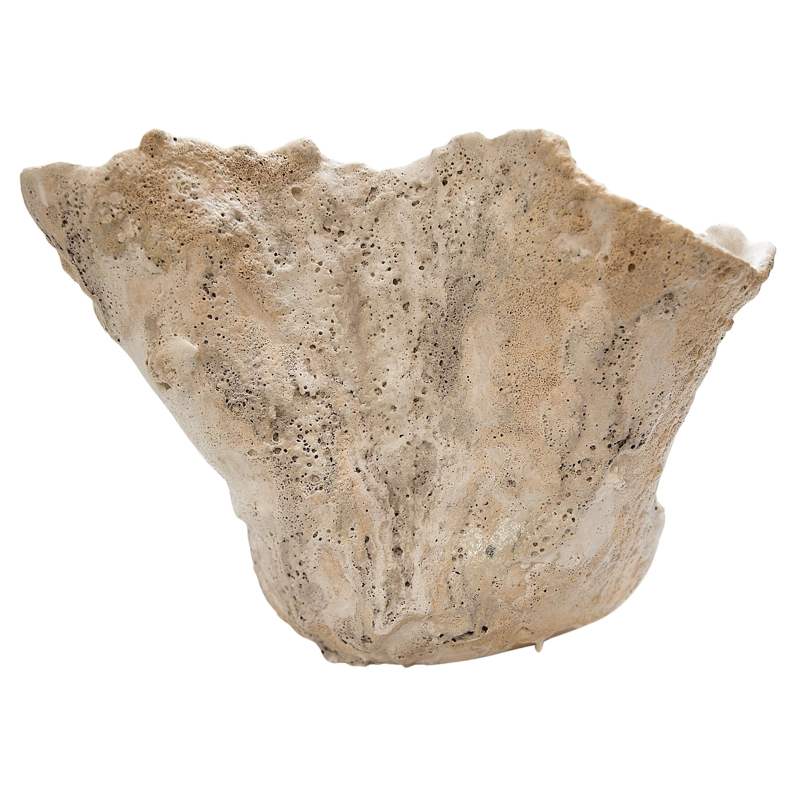 Large Reef Series with Lava sculpture Open Vase at 1stDibs