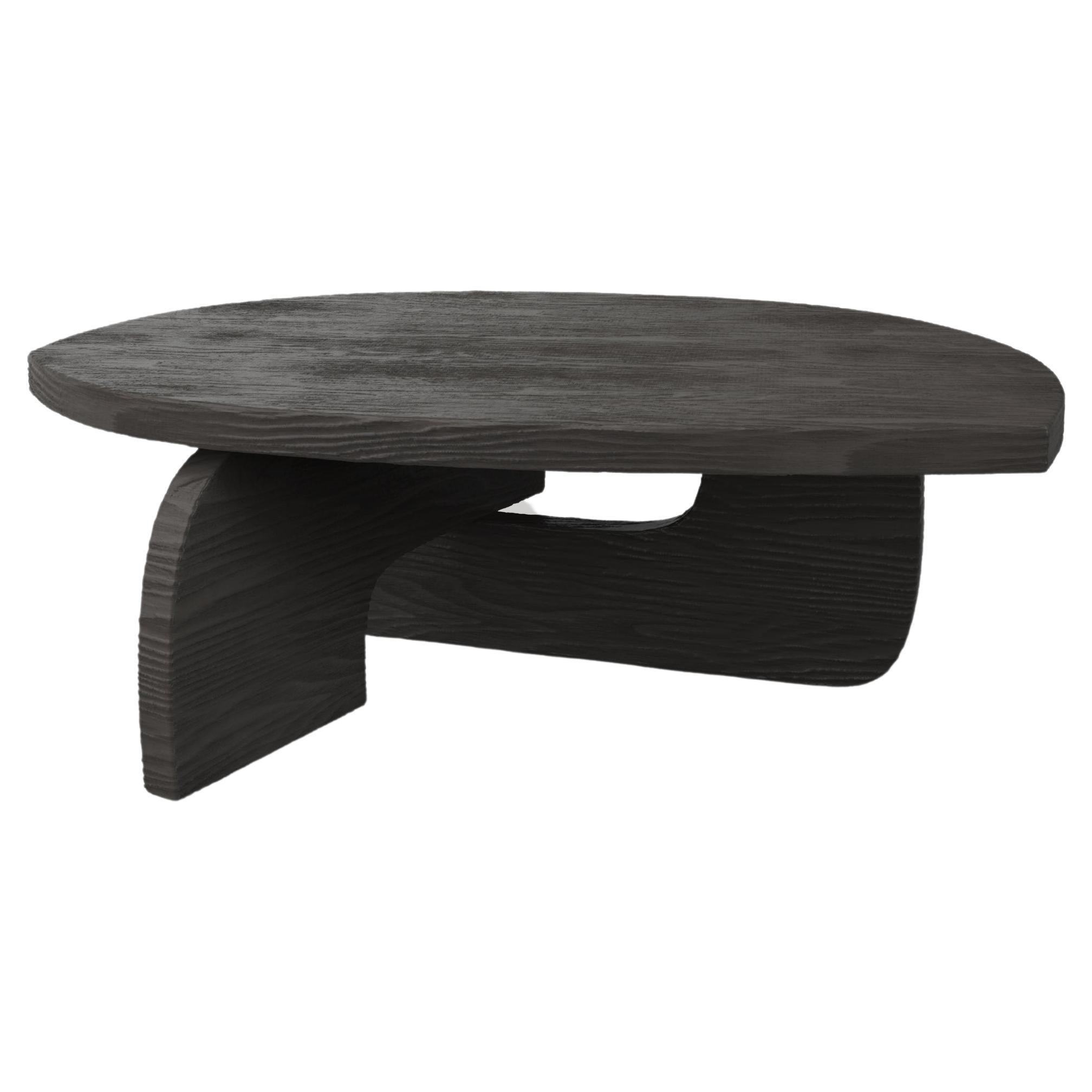 Contemporary Limited Edition Charred Low Table, Reef V3 by Edizione ...
